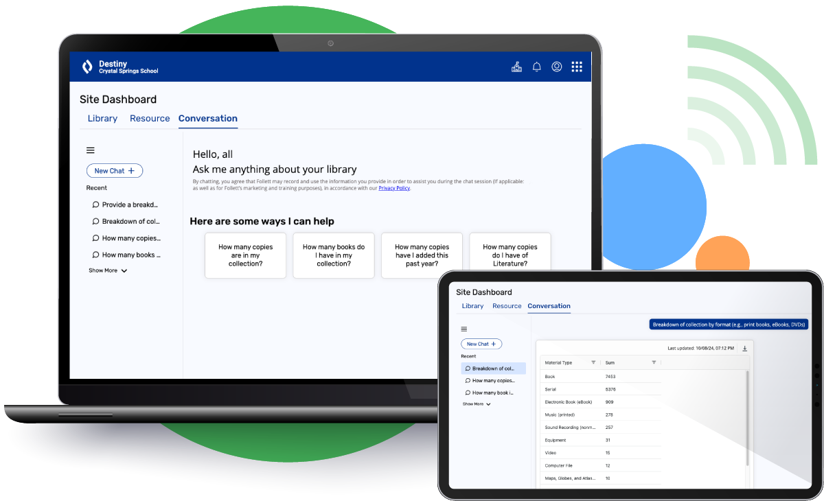 Follett Software | Destiny Educator Platform | Library Suite